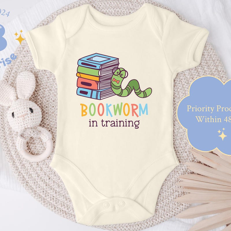 Baby Boy Bookworm Shirt - Etsy