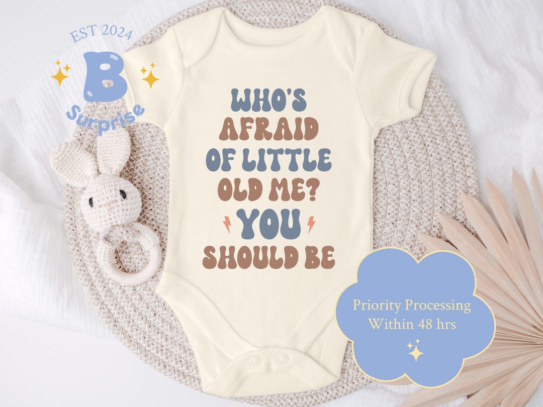 Who's Afraid of Me? Boy Baby Bodysuit | Funny Baby Boy Onesie ...