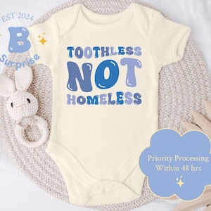 Baby Onesie Toothless Not Homeless - Etsy