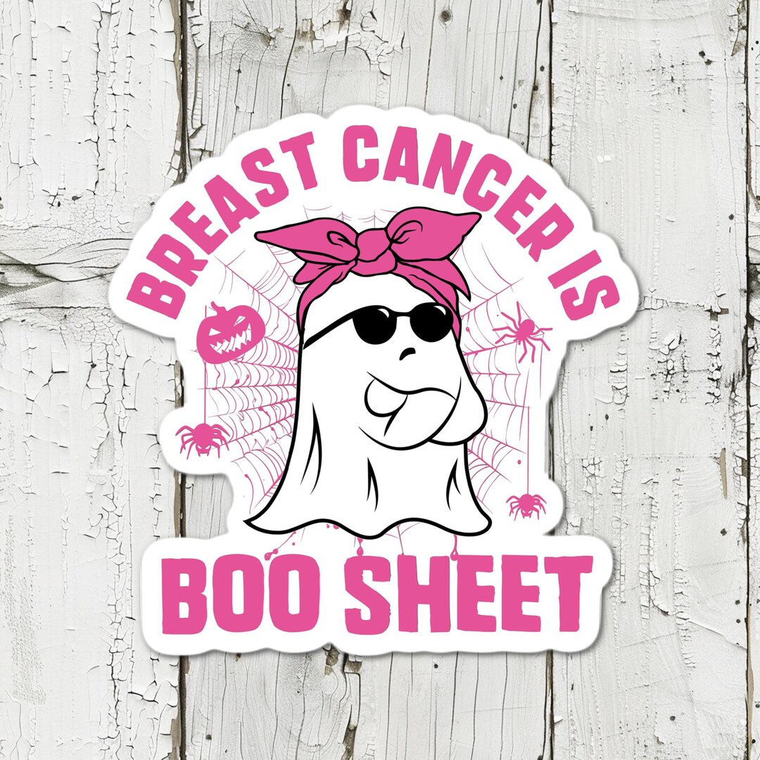 Breast Cancer is Boo Sheet - Etsy