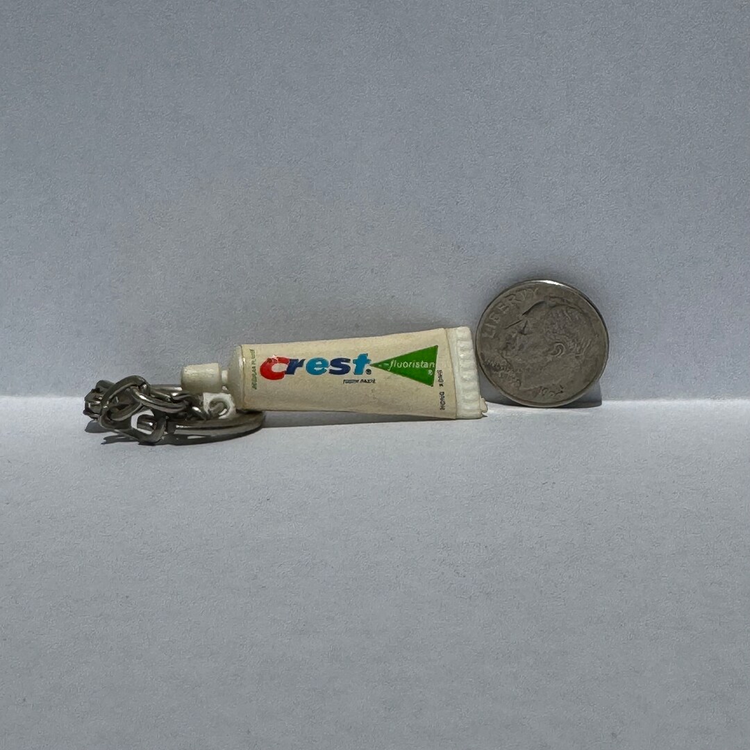Vintage Miniature Crest Toothpaste Replica Keychain - Etsy