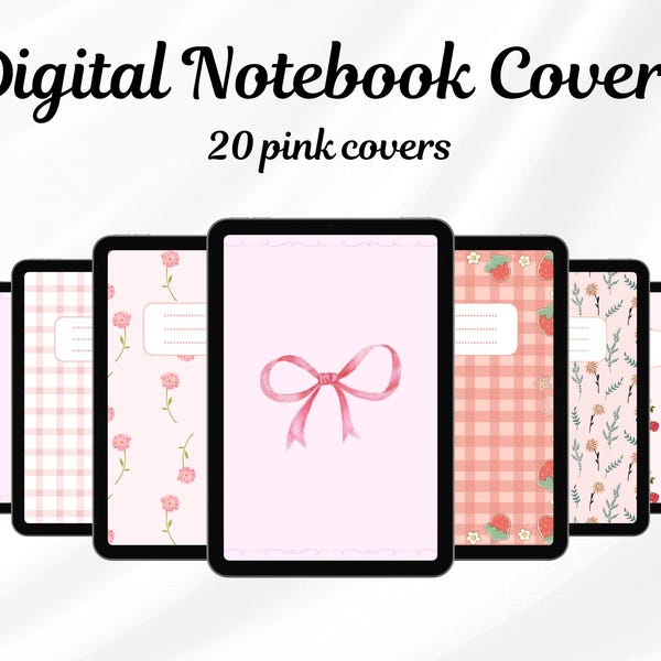 Aesthetic Pink Notebook - Etsy