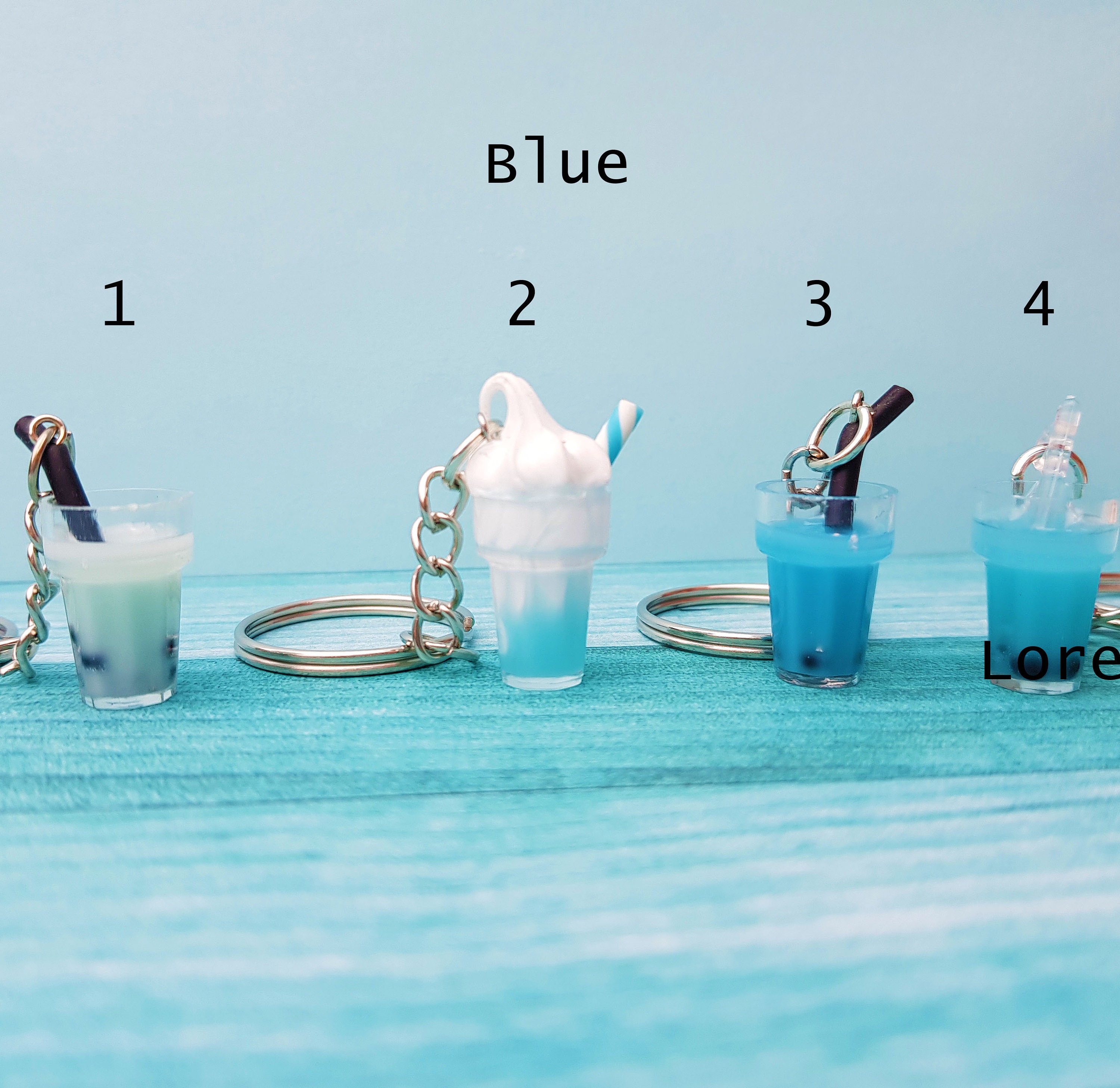 Mini Bubble Tea Key Chains | Milkshake Drink Key Rings | Boba Tea Lover ...