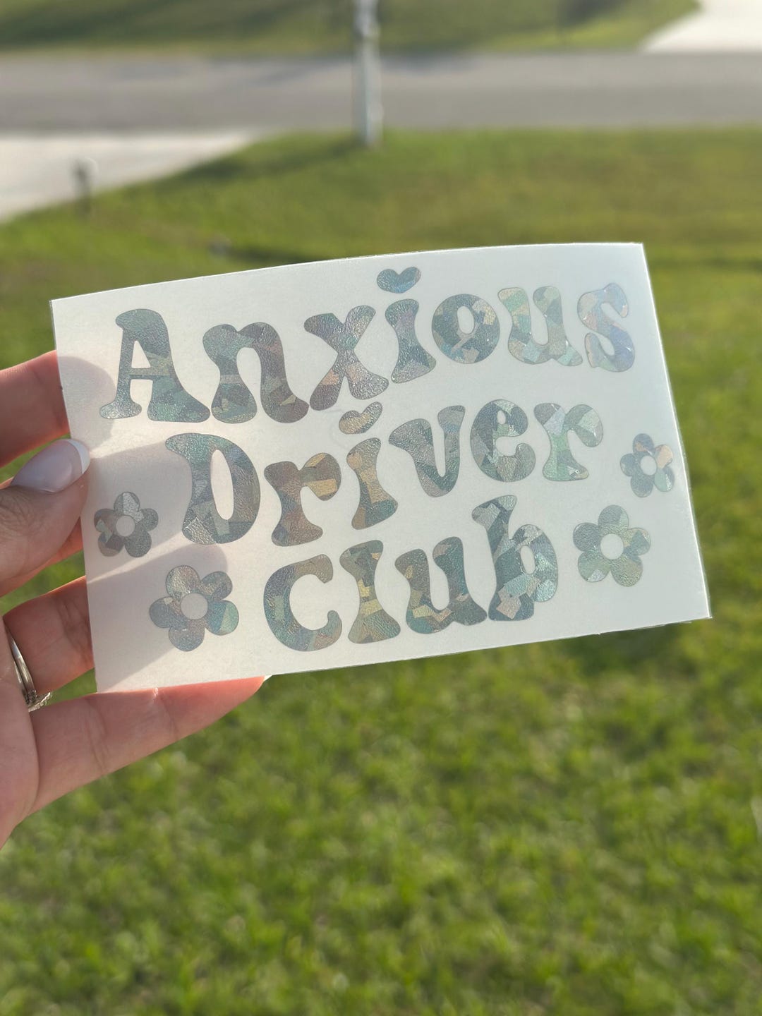 Anxious Driver Club - Decal - Car Decal - Car Sticker - Tumbler Sticker ...
