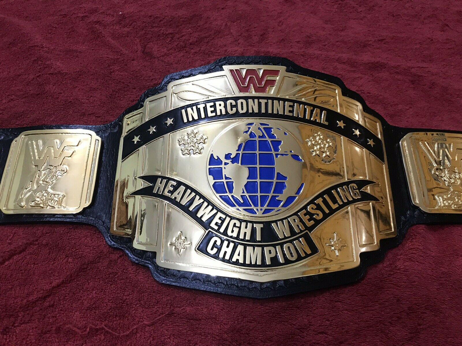 WWF INTERCONTINENTAL Red Logo Championship Belt Replica Title Best Gift ...