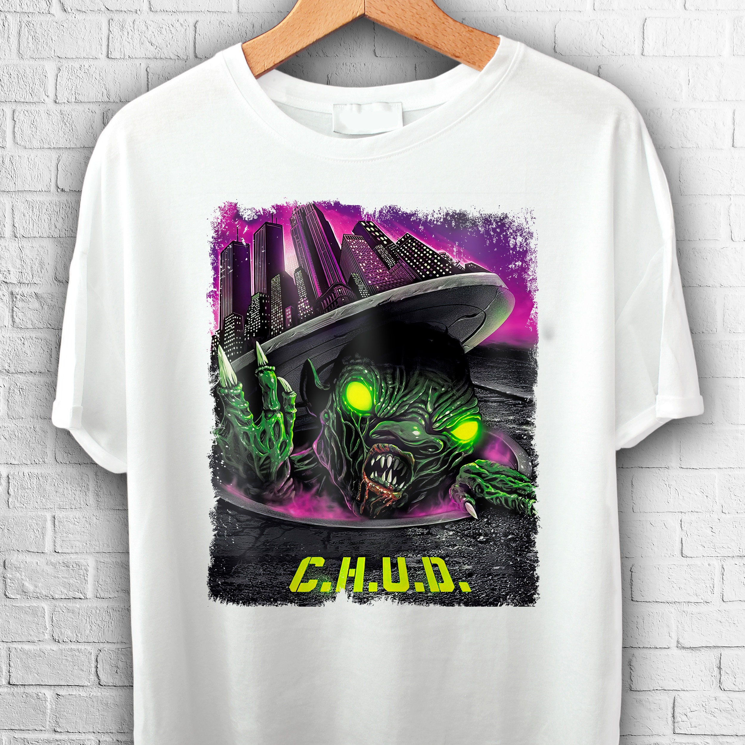 CHUD T-shirt, Vintage Horror Movie T-shirt, Unisex Valentine's Day Gift ...