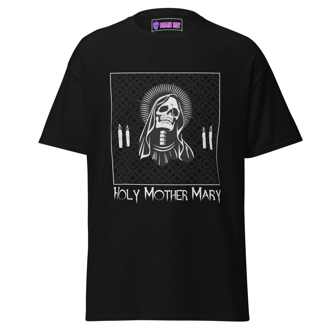 Pastel Goth Shirt Holy Mother Mary | Gothic Emo Alternative Grunge Punk ...