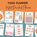 Yoga Journal Yoga Poses Planner Printable Yoga Tracker Wellness Planner ...