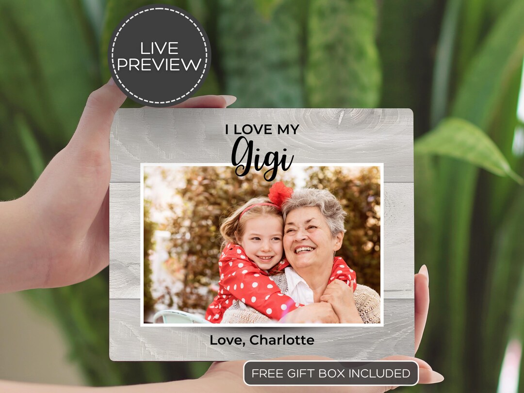 Gigi Gift, Personalized Gigi Picture Frame, Custom Mother's Day Gift ...