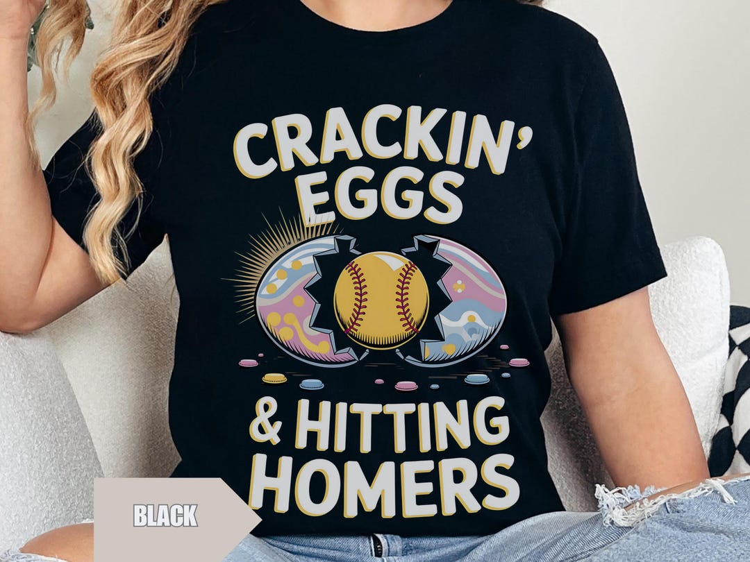 Easter Day Softball Shirt, Sports Easter Softball Top, Cute Softball ...