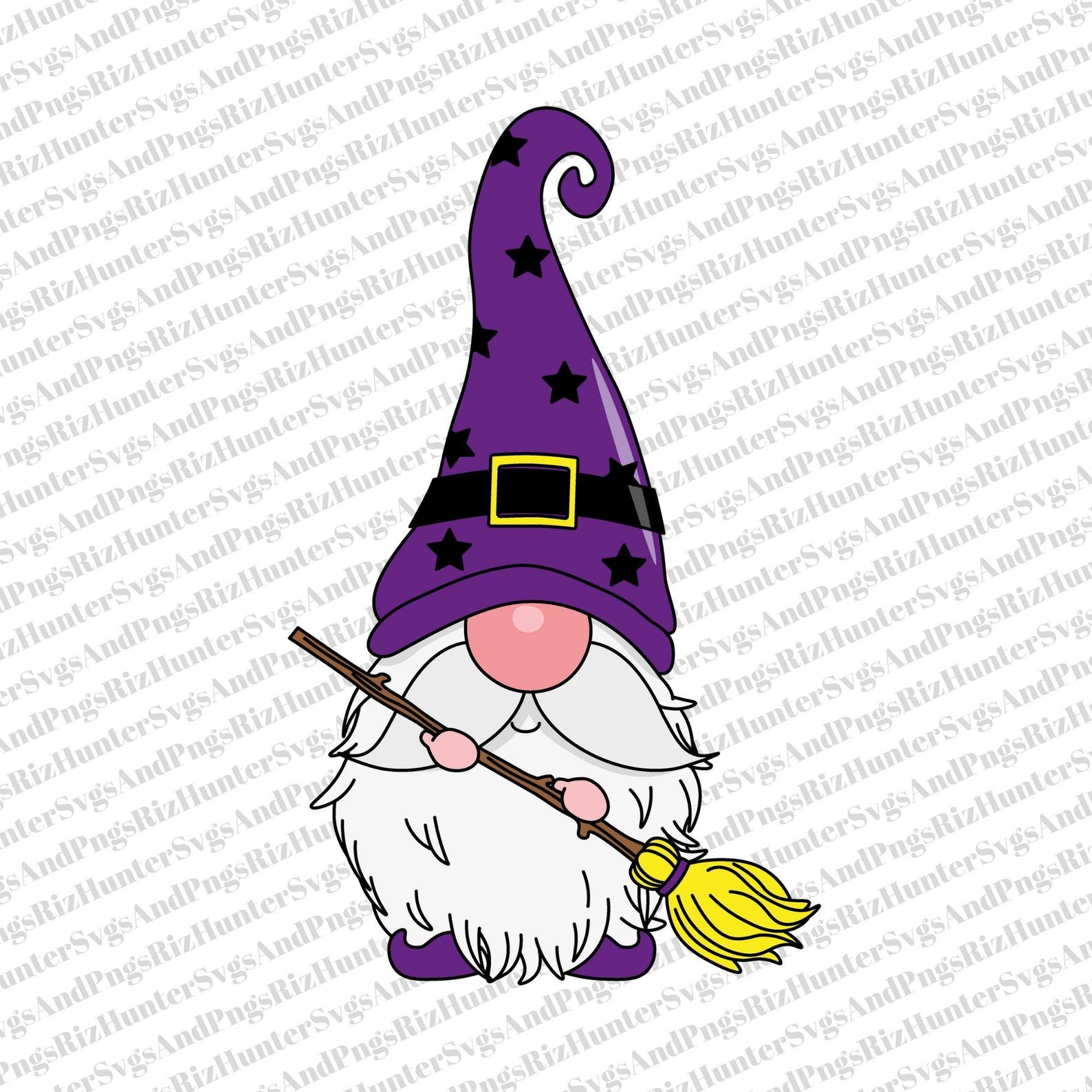 13 Halloween Gnomes PNG SVG Clipart Cricut Designs Bundle Images on ...