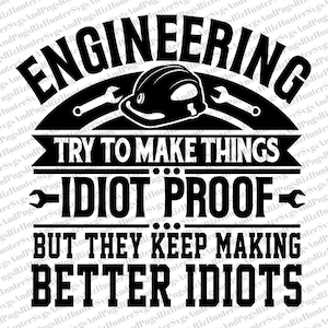 Mechanical Engineer Outlines: Funny Engineering Designs (PNG SVG) - Etsy
