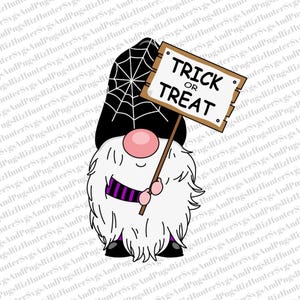 13 Halloween Gnomes PNG SVG Clipart Cricut Designs Bundle Images on ...