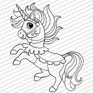 20 Cute Unicorn Outlines SVG PNG and SVG Png Clipart Cricut Designs ...
