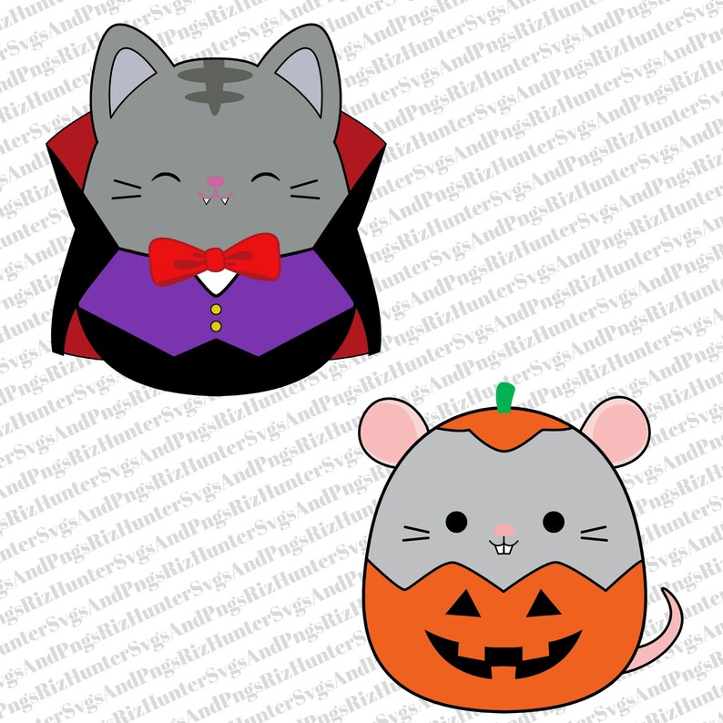 20 Squishmallow Pumpkin Halloween Thanksgiving PNG SVG Clipart Cut ...