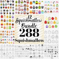 Squishamallow Cat Svg Cat Smooshy Svg File Cute Printable Cat ...