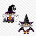 13 Halloween Gnomes PNG SVG Clipart Cricut Designs Bundle Images on ...