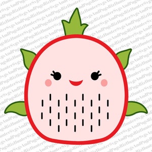 Squishmallow Fruit Clipart Bundle: 13 PNG SVG Designs (digital Download ...