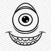 16 Monster Faces Outlines Cricut SVG PNG Bundle Monsters Clipart SVG ...