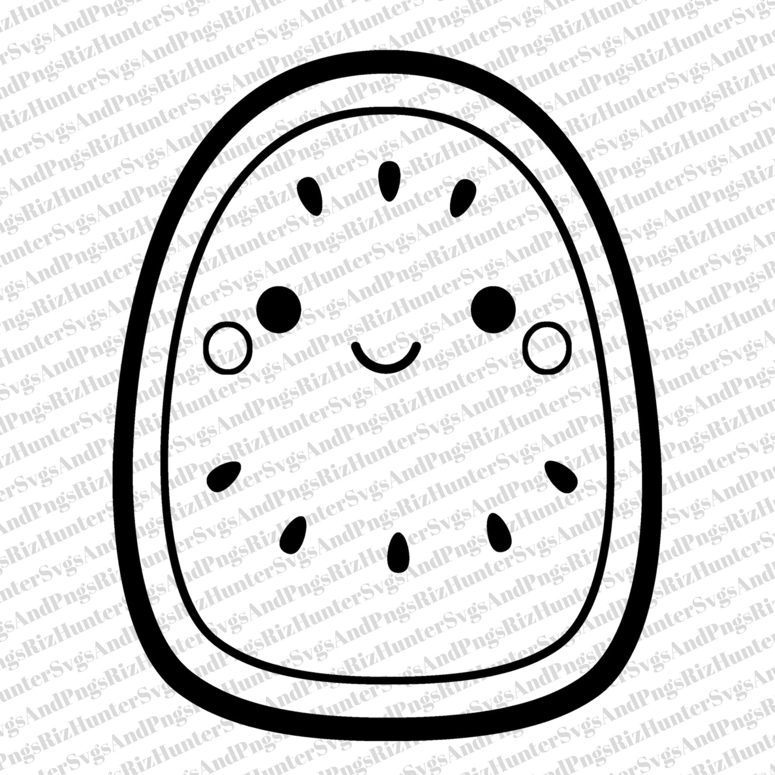 12 Squishmallow Fruit Outline PNG SVG Clipart Cricut Designs Bundle ...