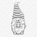 Halloween Gnomes Outline Clipart Bundle: PNG SVG Cricut Designs ...
