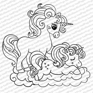 20 Cute Unicorn Outlines SVG PNG and SVG Png Clipart Cricut Designs ...