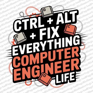 Computer Engineer Clipart Bundle - Coding Quotes PNG - Programmer ...