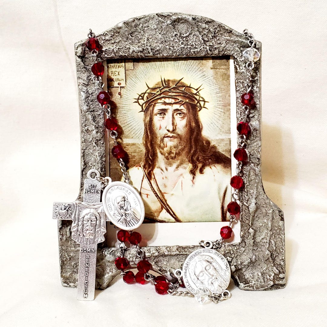Holy Face Chaplet, Chaplet of the Holy Face, Jesus Face, Catholic ...
