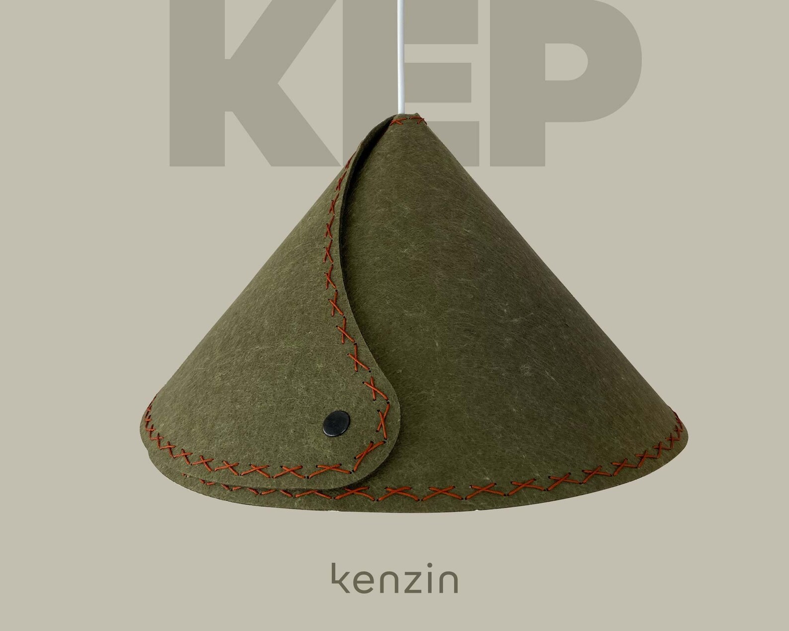 Kep Haki - Felt Pendant Light | Minimal Chandelier | Handmade Dinning ...
