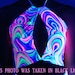 Acid Swirls Glow Worm Trippy Psychedelic UV Reactive Keyhole Key Hole ...