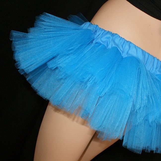 Electric Turquoise Blue Micro Mini Tutu Adult ALL SIZES Mtcoffinz - Etsy