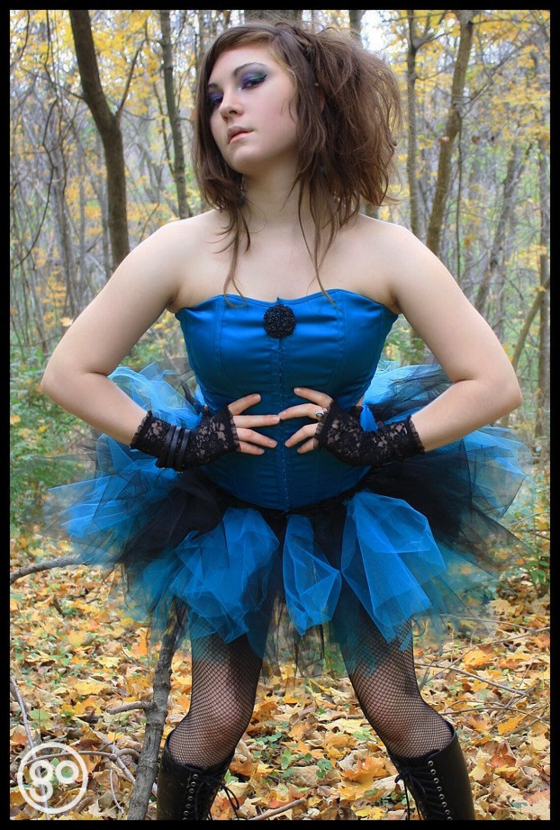 Electric Blue Black Trashy Disaster Tutu Adult All Sizes - Etsy