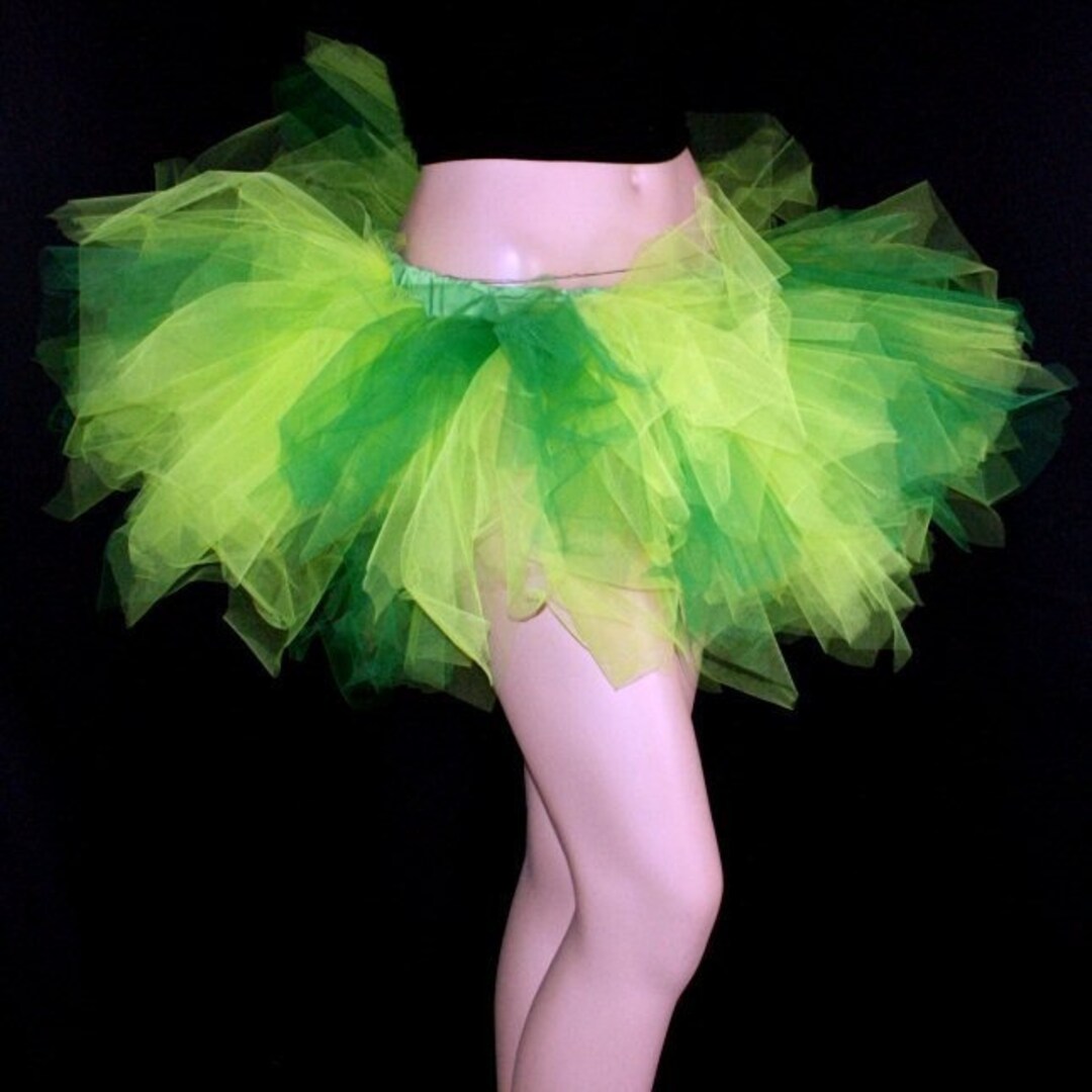 UV Absinthe Fairy Green Ragged Torn Tutu Adult ALL Sizes Mtcoffinz - Etsy
