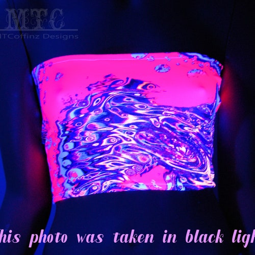 Neon Pink Acid Trippy Psychedelic UV Reactive Keyhole Key Hole - Etsy