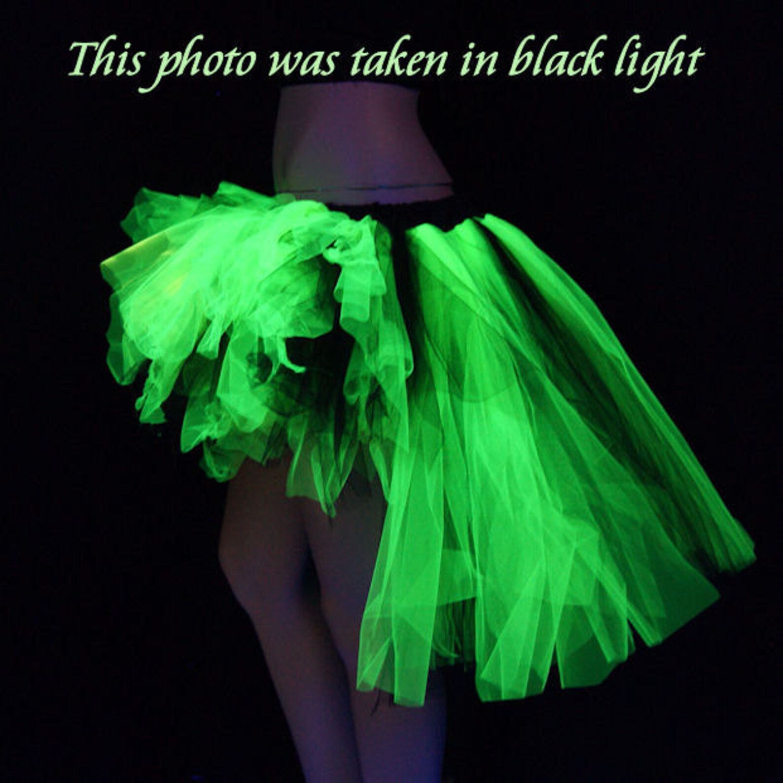 UV Lime Green and Black Trashy Bustle Tutu Mtcoffinz ALL SIZES - Etsy