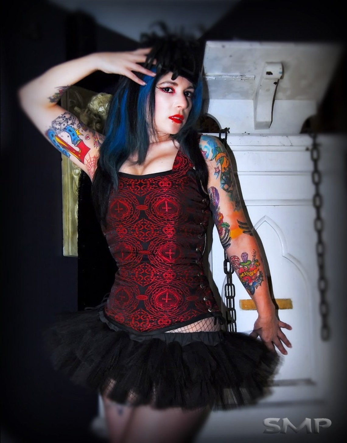 Micro Mini Black Gothic Ballet Tutu Goth Gogo Dance Adult ALL SIZES ...