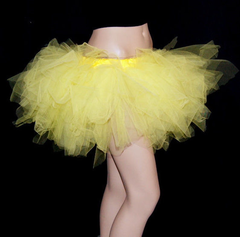 Sunshine Yellow Tattered Trashy Tutu All Adult Sizes Mtcoffinz - Etsy