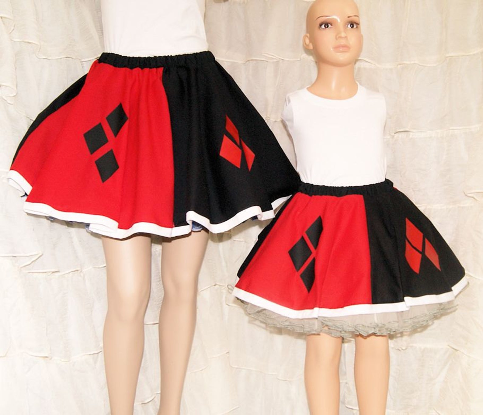 Harlequin Comic Book Cosplay Costume Jester Halloween Black - Etsy
