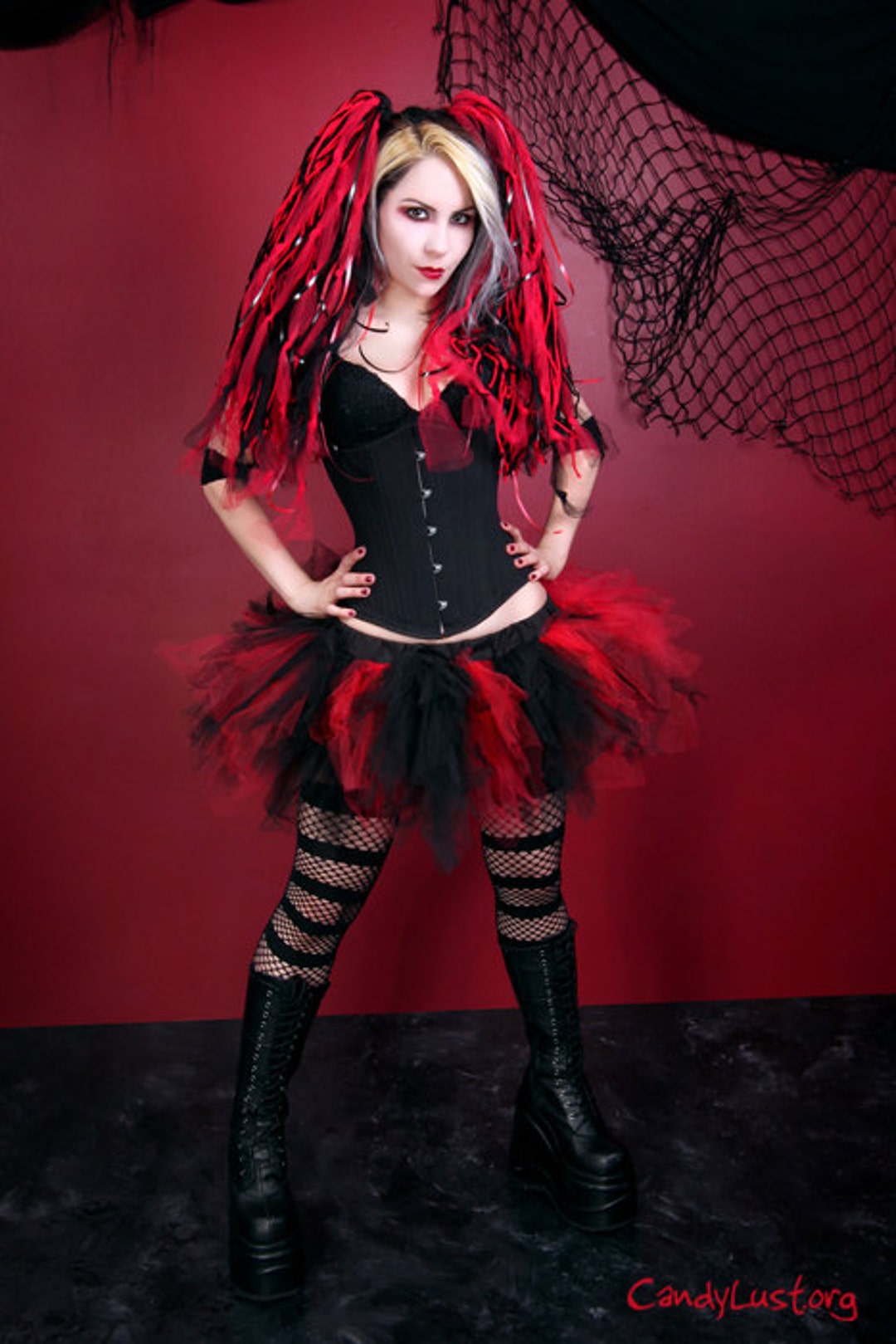 Bitten With Rage Black Red Trashy Tutu Adult All Sizes Mtcoffinz - Etsy