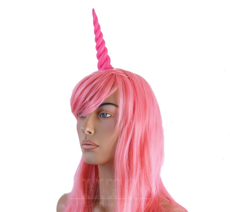Unicorn Horn Headband Costume Cosplay 3D Printed Pink Adjustable Fits ...