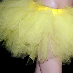 Sunshine Yellow Tattered Trashy Tutu All Adult Sizes Mtcoffinz - Etsy