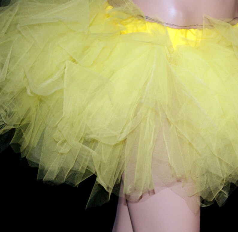 Sunshine Yellow Tattered Trashy Tutu All Adult Sizes Mtcoffinz - Etsy