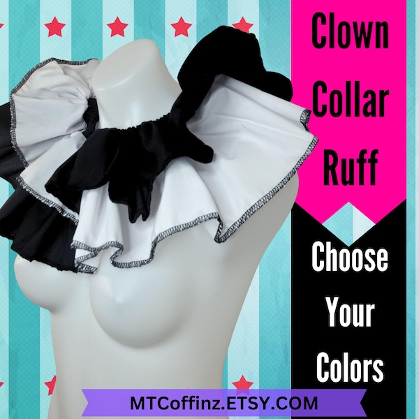 Jester Neck Ruffle - Etsy