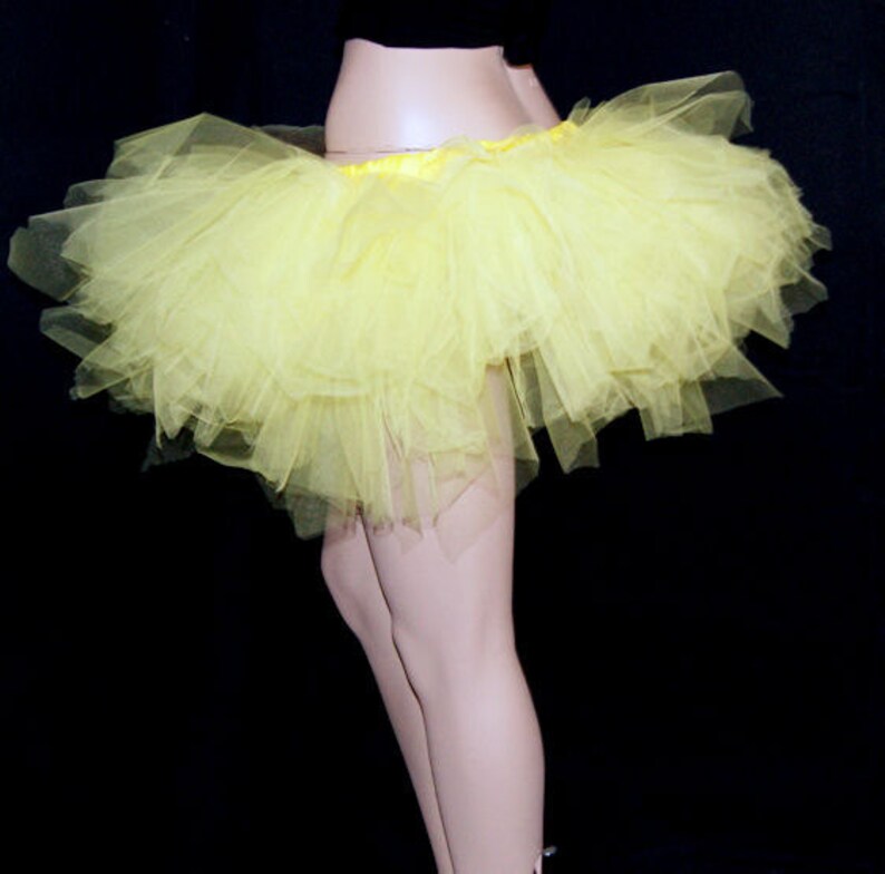 Sunshine Yellow Tattered Trashy Tutu All Adult Sizes Mtcoffinz - Etsy