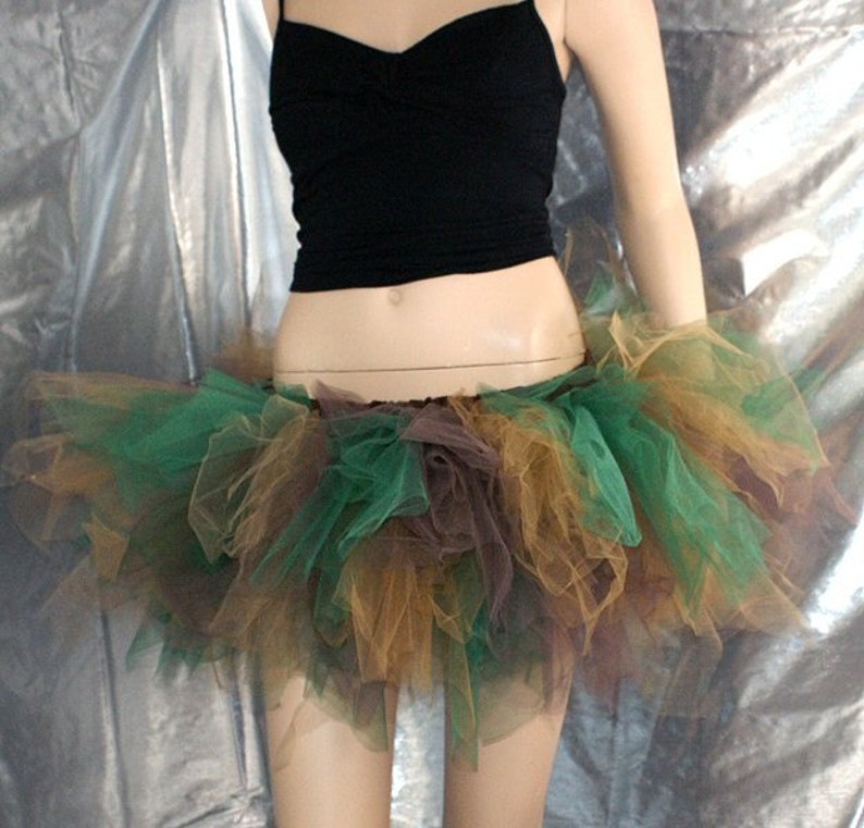 Camo Warrior Princess Trashy Ragged tutu adult ALL Sizes | Etsy