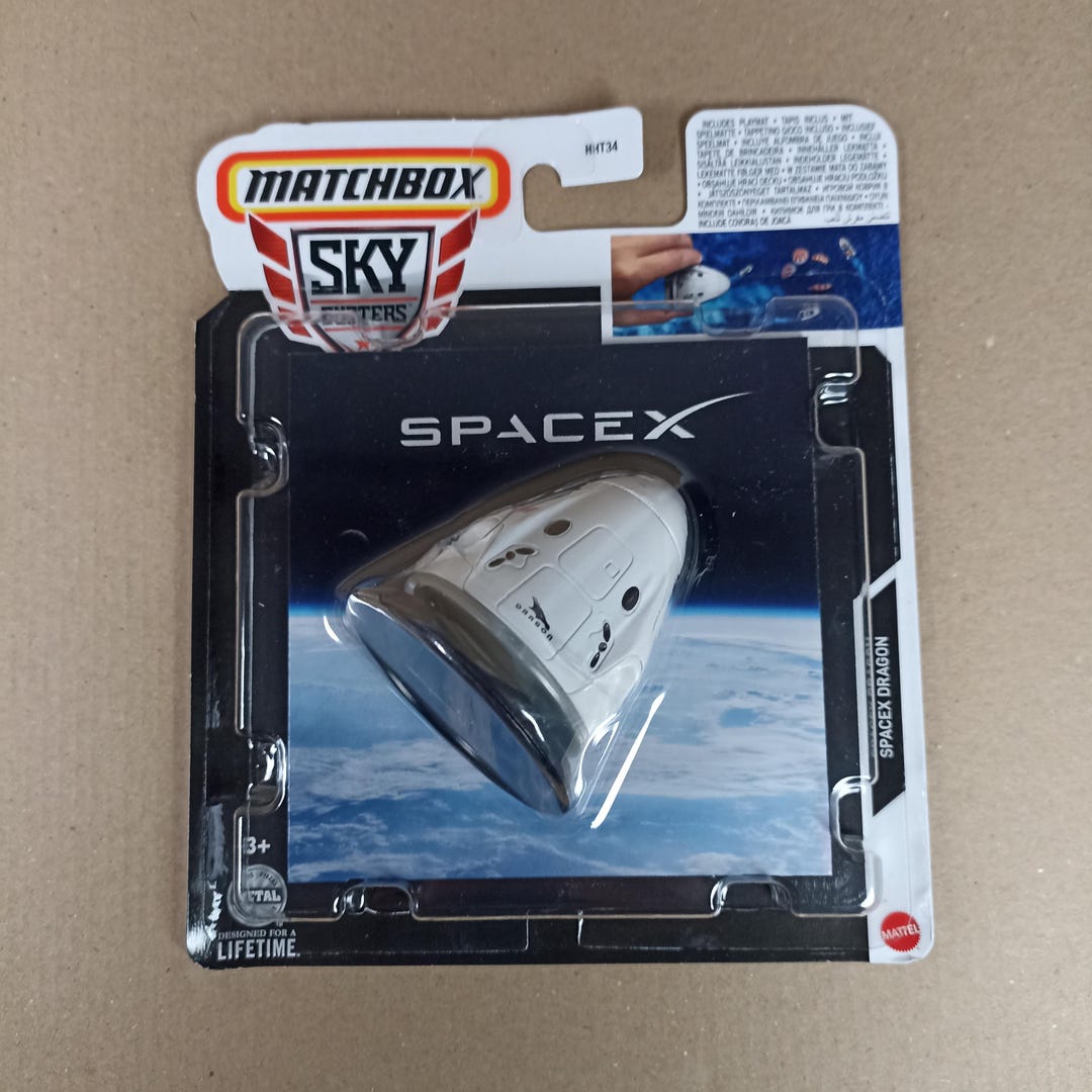 Matchbox Spacex Dragon - Sky Busters - Diecast Spaceship - Etsy