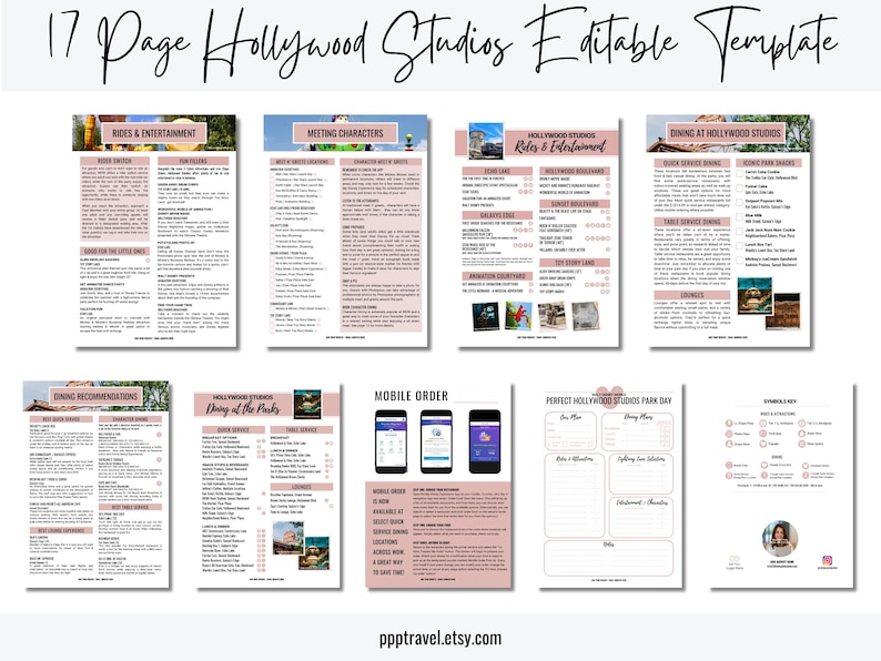 WDW Park 4 Template 2026 Bundle - Magic Kingdom, Animal Kingdom ...