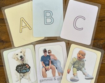 Family Members Flash Cards - Etsy