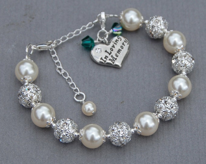 In Memory Jewelry Memorial Jewelry Remembrance Bracelet in - Etsy