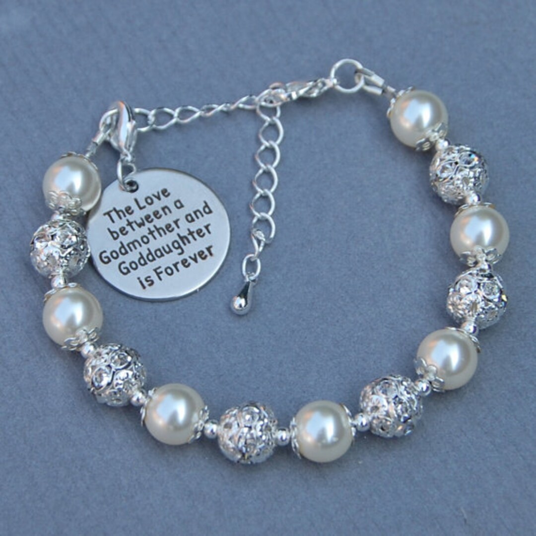 Godmother Goddaughter Gift Godmother Bracelet Goddaughter - Etsy UK